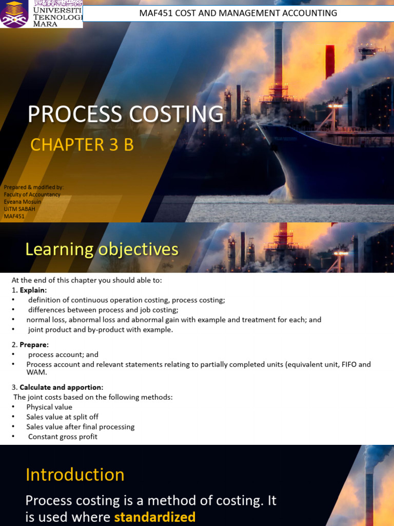 Understanding Process Costing Methods | PDF | Valuation (Finance) | Revenue