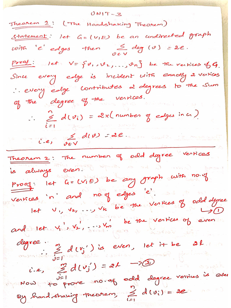 Theorems for Unit 3 | PDF