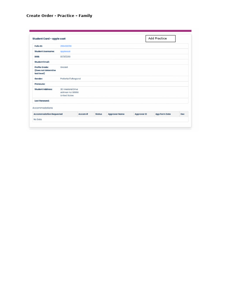 Family Order TOG | PDF | Zip Code | United States Postal Service