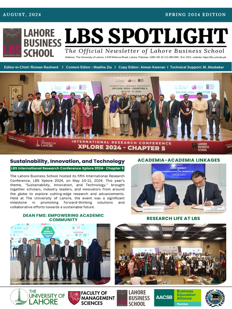 LBS Spotlight Spring 2024 Edition | PDF | Sustainability | Sustainable Development