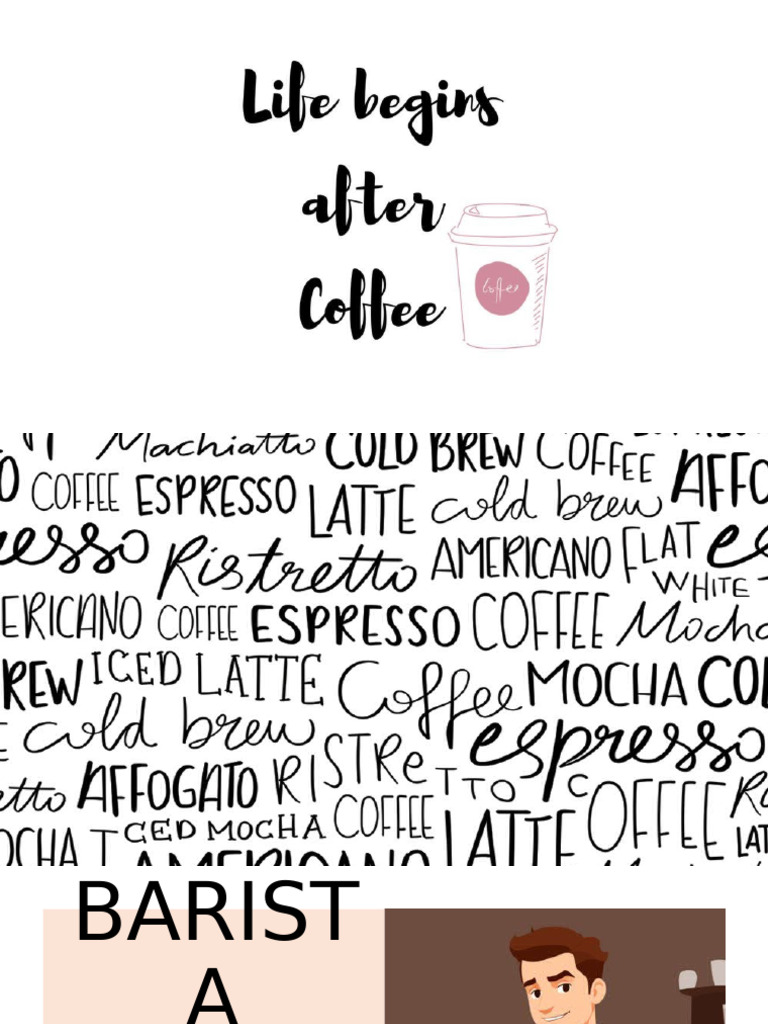 Coffee Terminology and Drink Guide | PDF | Coffee | Caffeinated Drinks