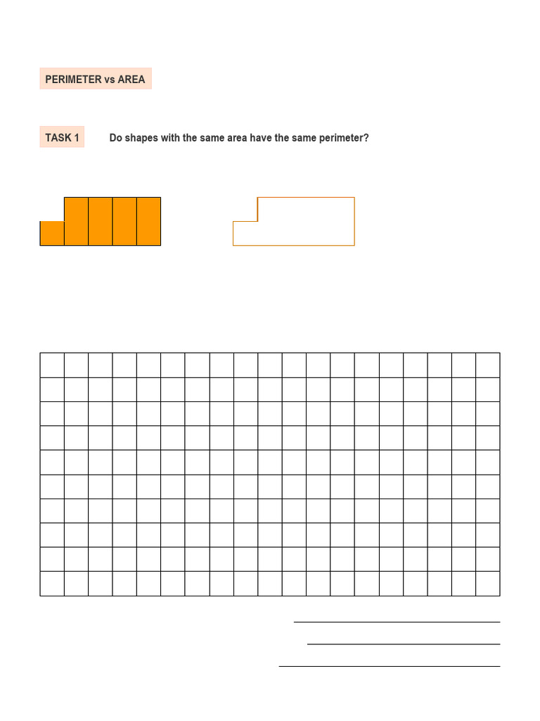 Perimeter and Area Relationships Explained | PDF