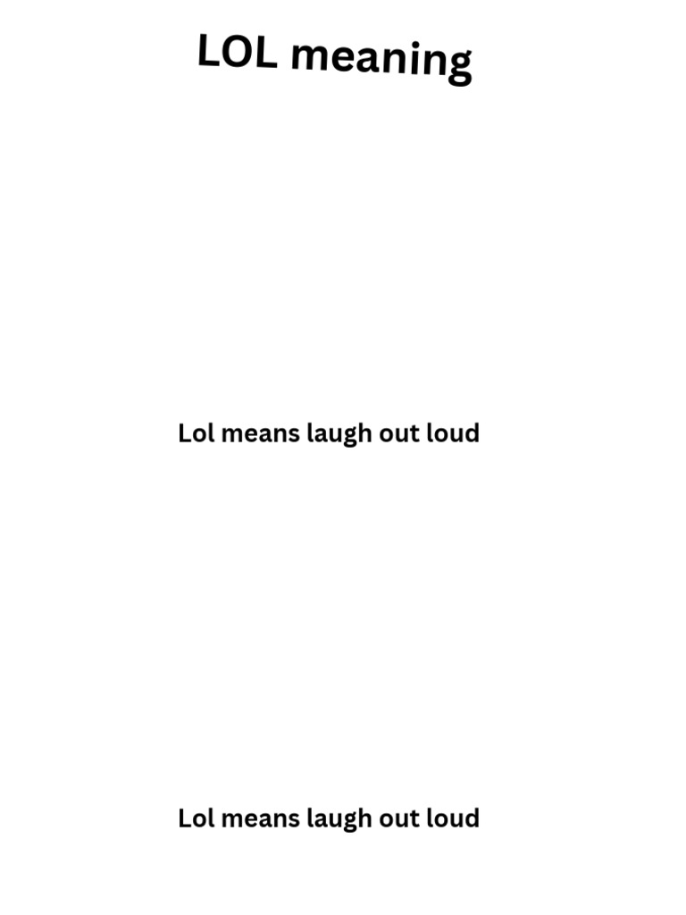 Lol | PDF