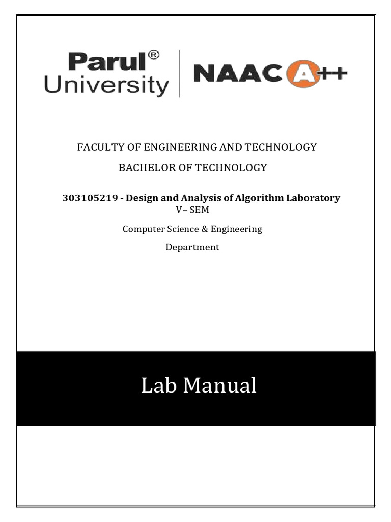 Daa Practicals 1-5 | PDF | Computer Programming | Algorithms And Data ...