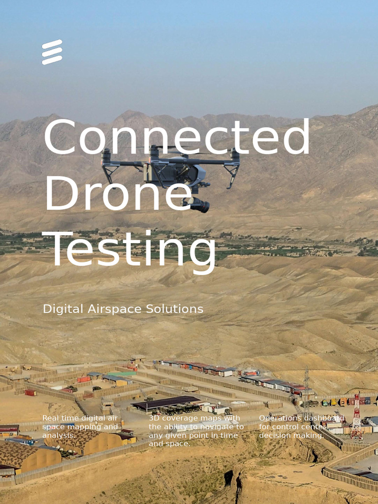 Connected Drone Testing Solutions | PDF | Unmanned Aerial Vehicle ...