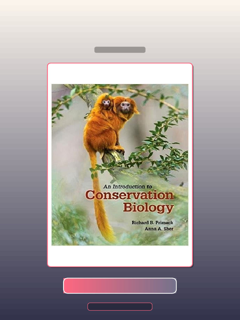 Test Bank for an Introduction to Conservation Biology by Richard B ...