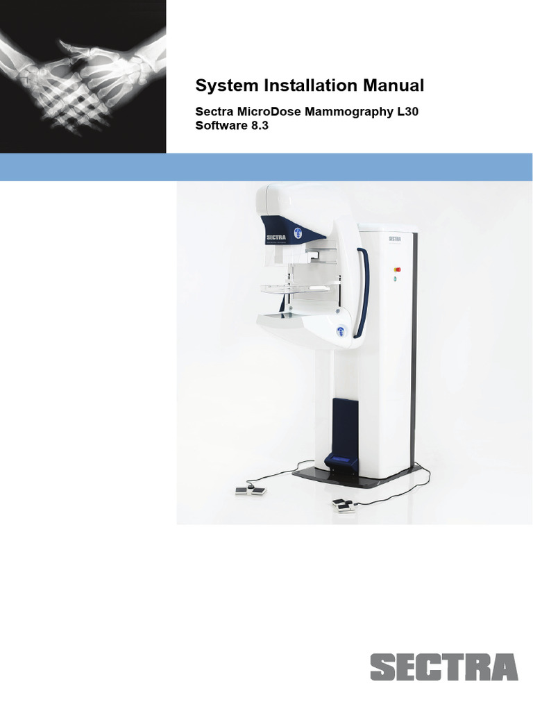 Sectra MicroDose L30 Installation Guide | PDF | Mains Electricity