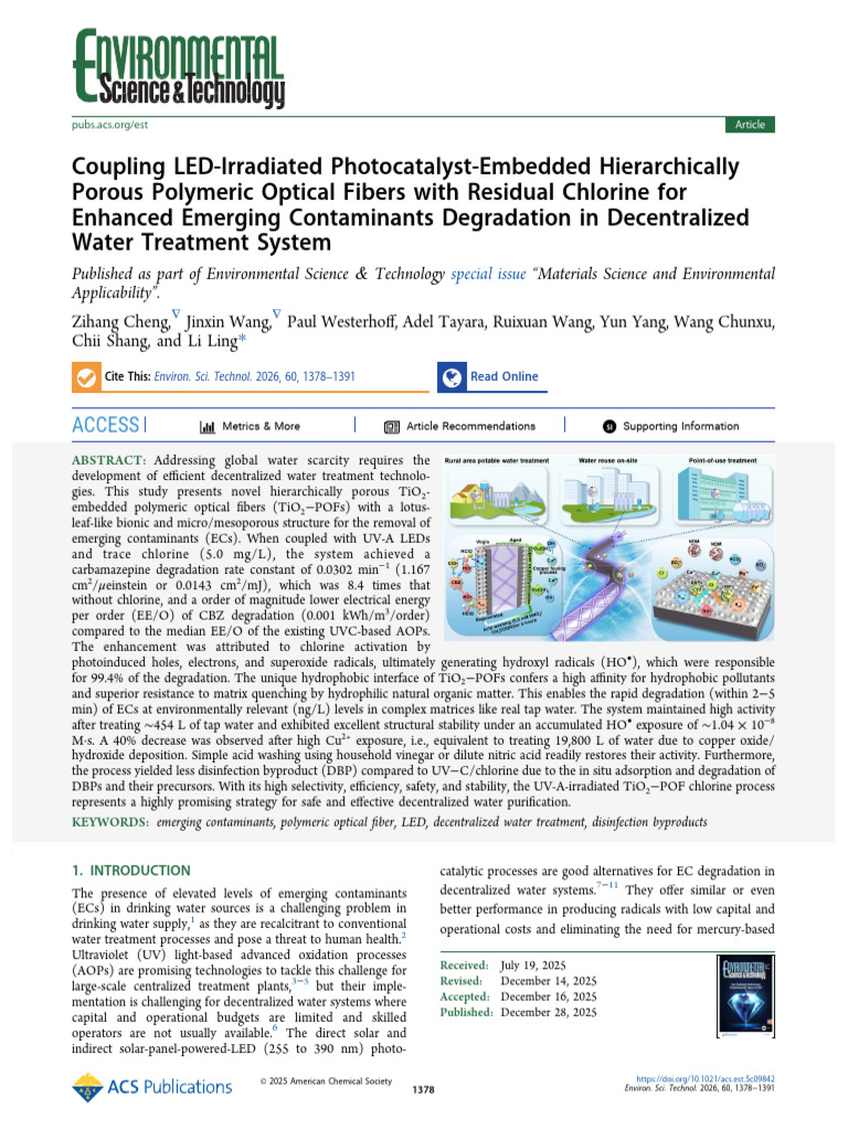 Coupling Led Irradiated Photocatalyst Embedded Hierarchically Porous ...