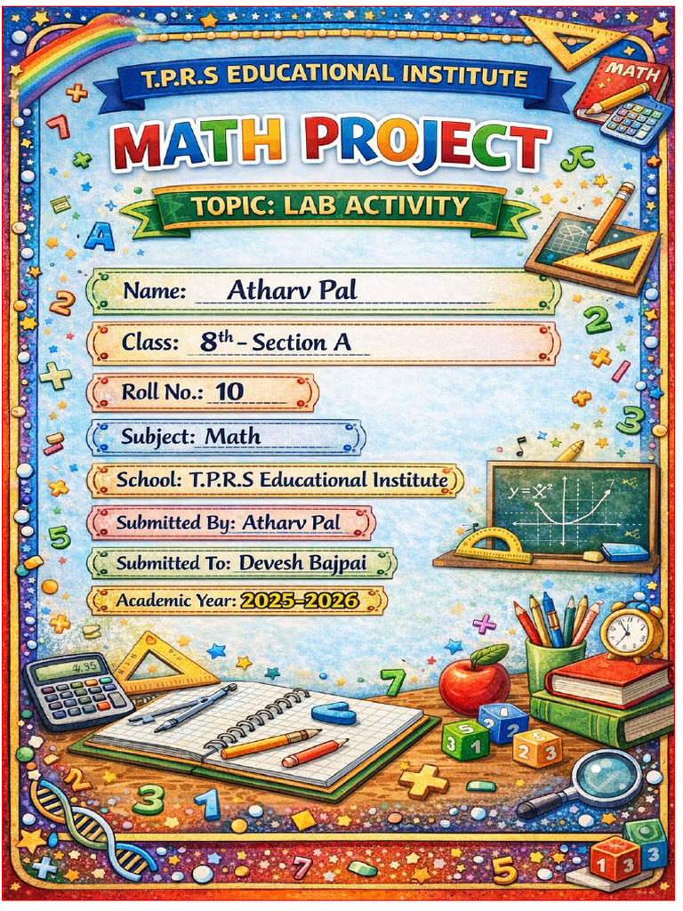 Math Front Page | PDF