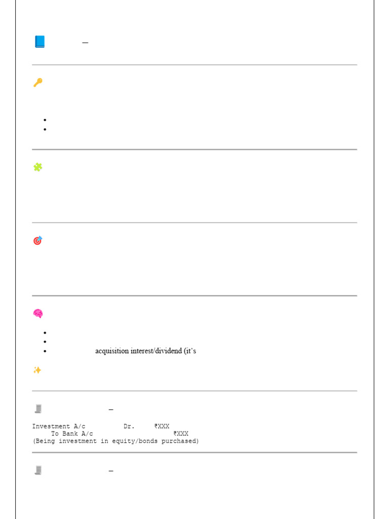 Advanced Accounting Revision Notes | PDF | Equity (Finance) | Income ...