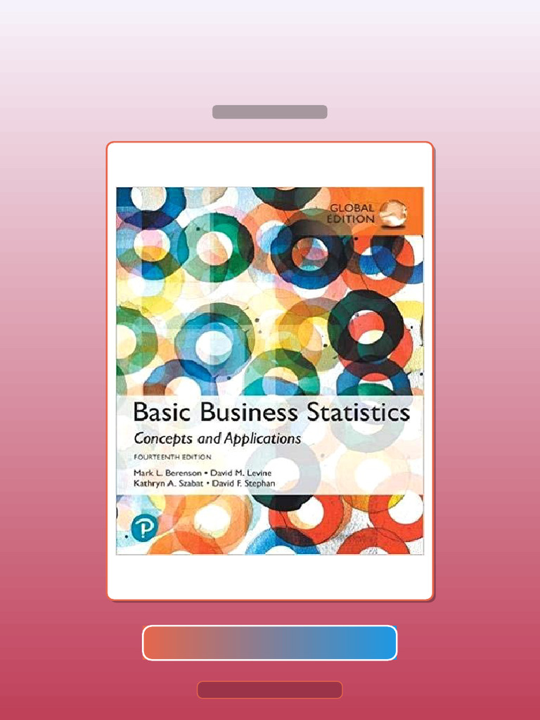 Test Bank for Basic Business Statistics Global Edition 14th Edition ...