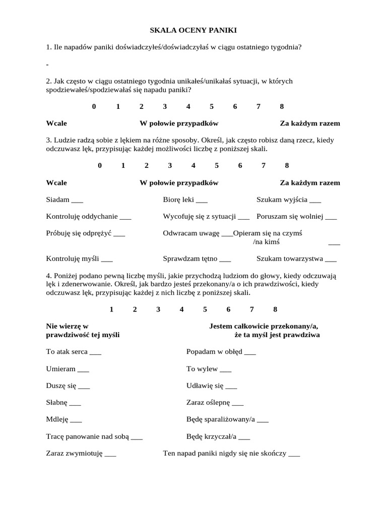 SKALA Paniki | PDF