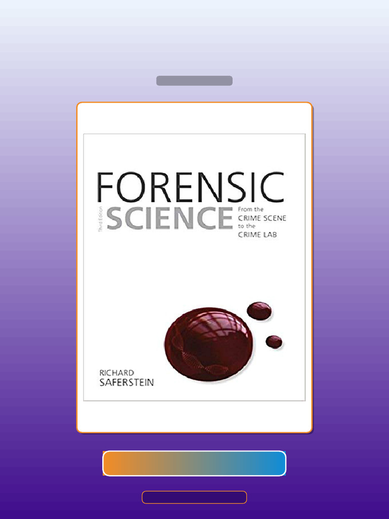 Test Bank for Forensic Science From the Crime Scene to the Crime Lab ...