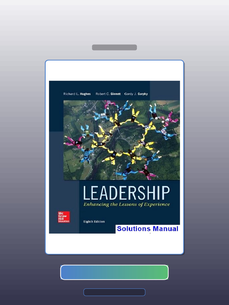 Test Bank for Leadership Enhancing the Lessons of Experience 8th ...