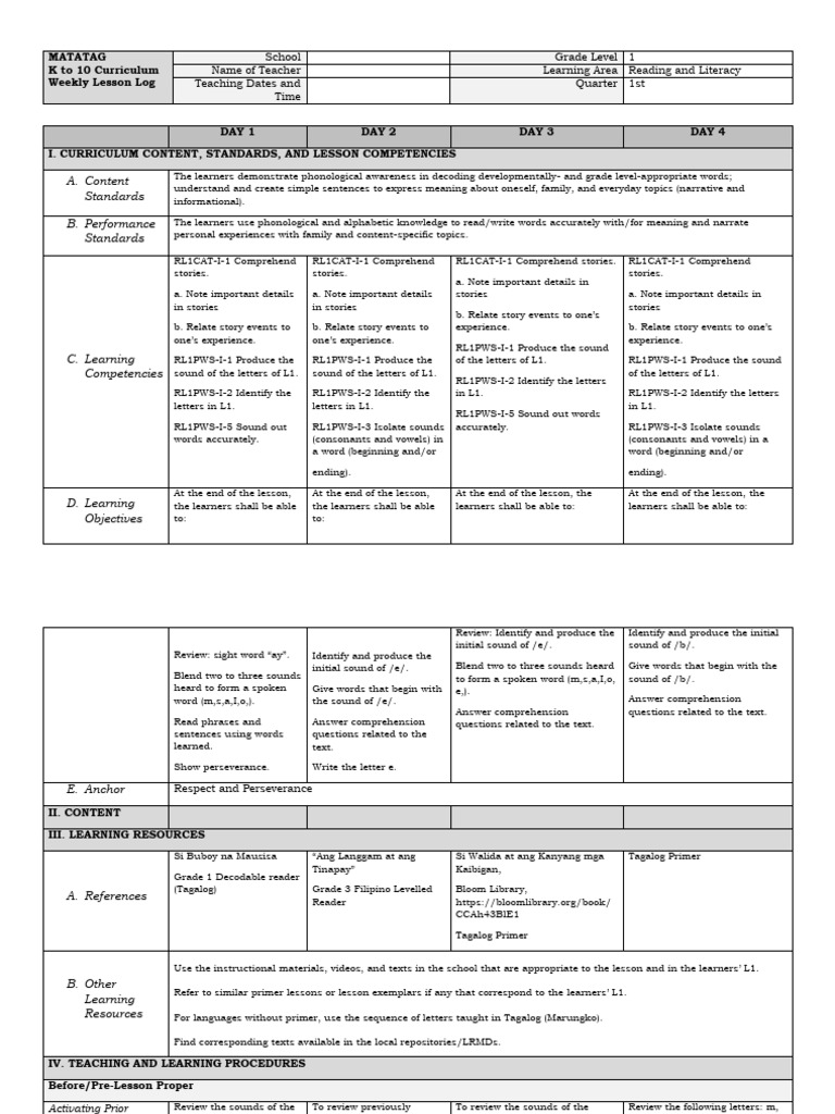 LE Reading Q1 W7 Ver2 (2) | PDF | Learning | Human Communication