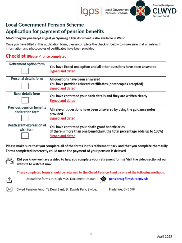 Retirement Forms English | PDF | Cost Of Living | Pension