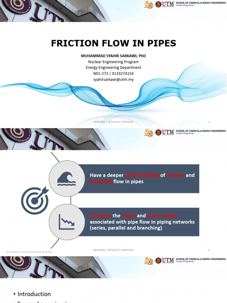 Chapter 4 Friction Flow in Pipes | PDF | Fluid Dynamics | Turbulence