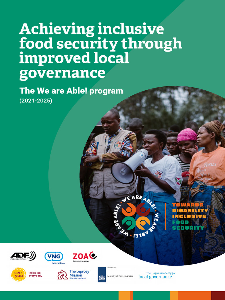 Inclusive Food Security and Governance | PDF | Disability | Governance