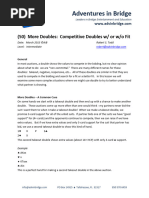 Bridge Scoring Table | PDF