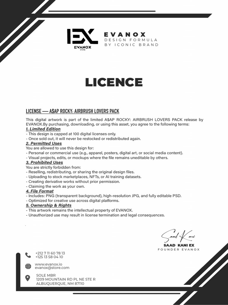 Asap Rocky - PDF Licence | PDF