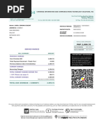 Converge ICT Monthly Bill Statement | PDF | Ios | I Phone