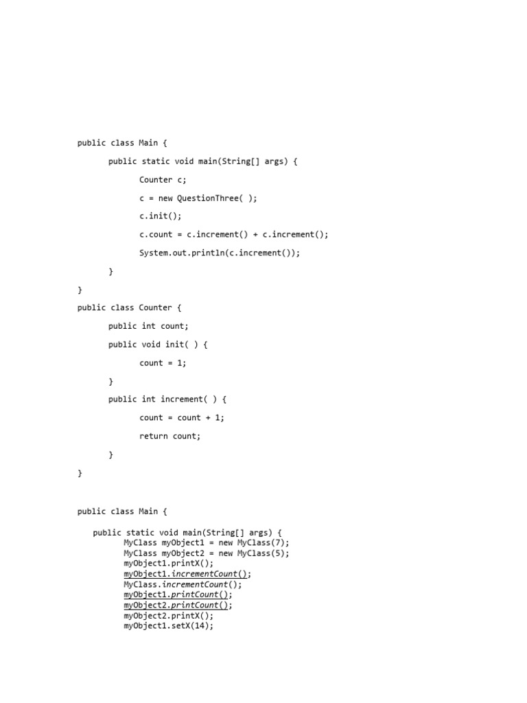 Object Oriented Programming Exercises | PDF | Inheritance (Object ...