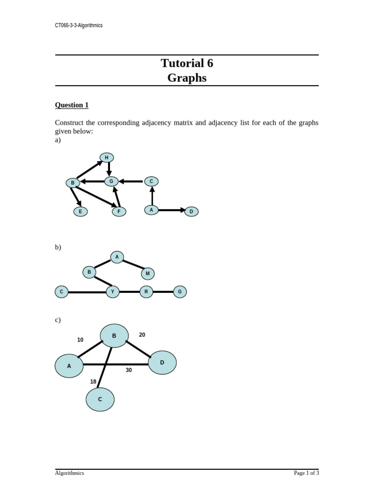 Graph Traversal Techniques Tutorial | PDF