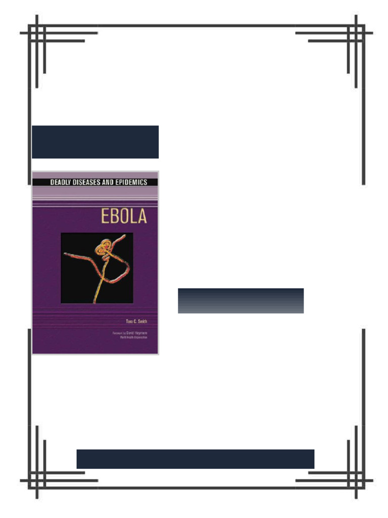 Ebola Deadly Diseases and Epidemics 1st Edition Tara C. Smith ebook ...