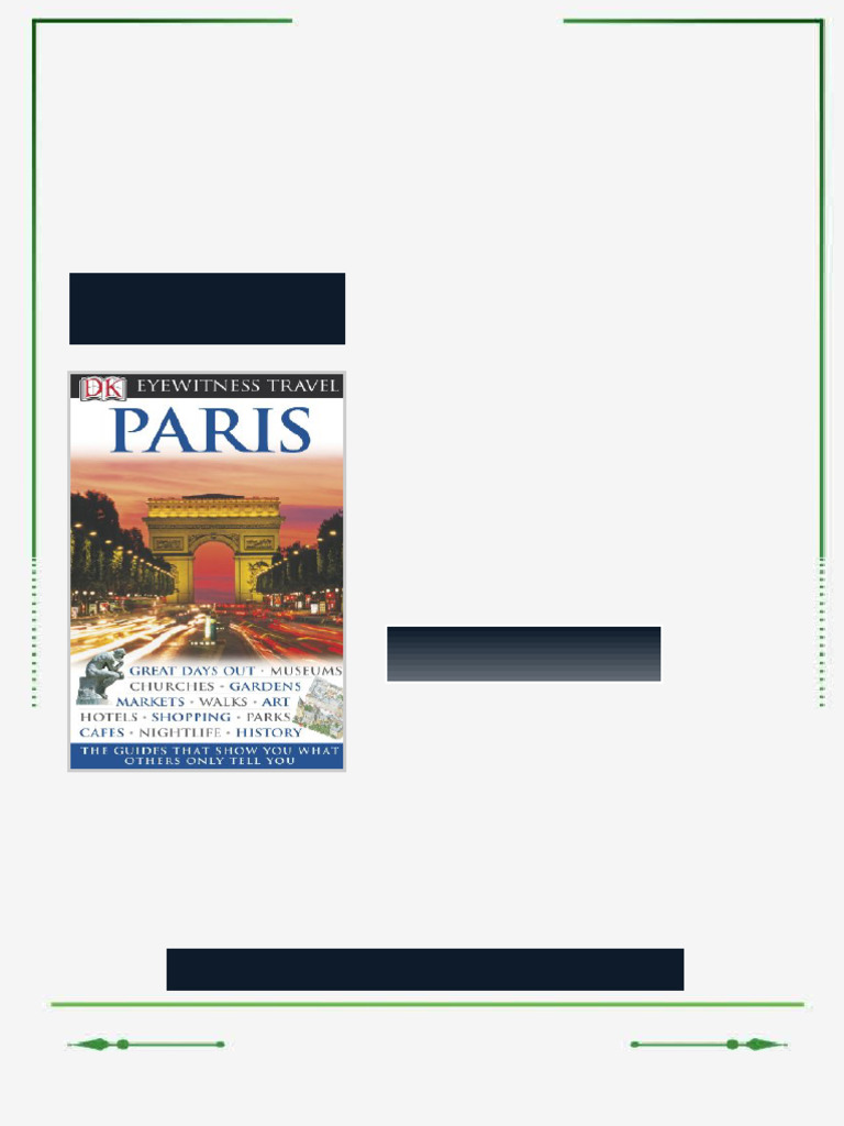 Paris Eyewitness Travel Guides 1st Edition Alan Tillier ebook complete ...