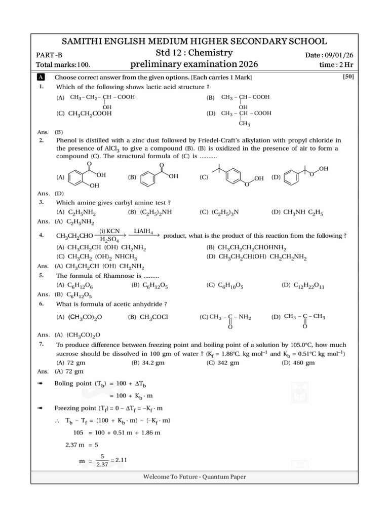 Preliminaryexamination2026 D09 Jan 2026 A | PDF