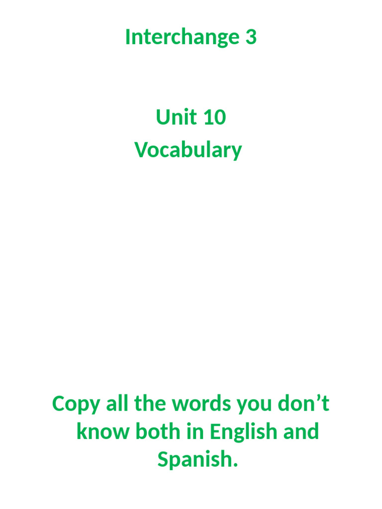 Vocabulary for Historical Events | PDF | Grammar | Languages