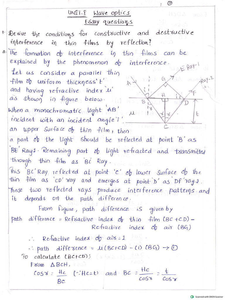 Engineering Physics - 2025-26 | PDF