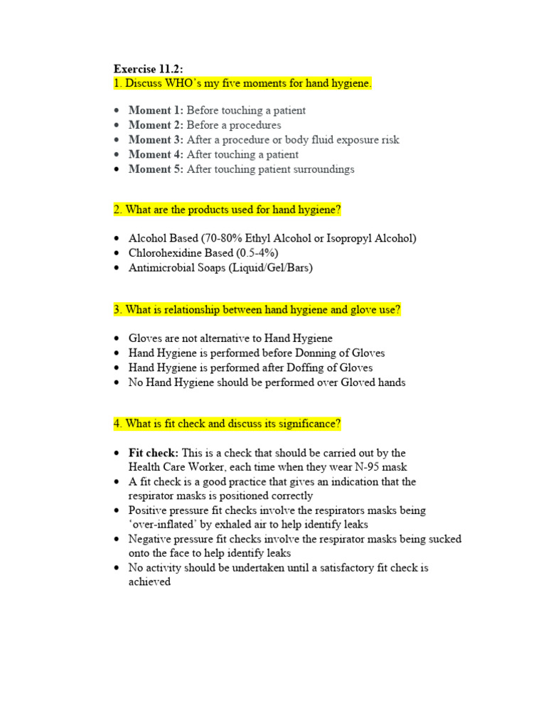 Hand Hygiene Guidelines and Practices | PDF