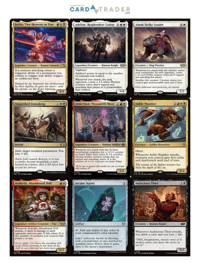 mtg fighter deck commander | PDF