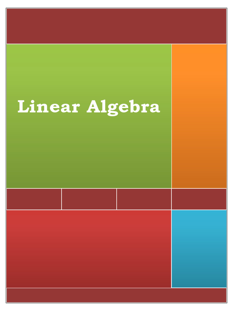 linear algebra | PDF | Linear Map | Vector Space