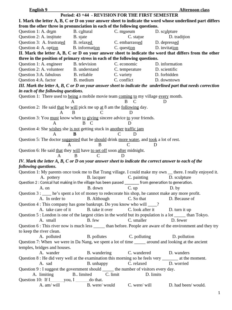 PHIEU BTDT TIET 43 - 44 15.30.14 | PDF | Stress Management