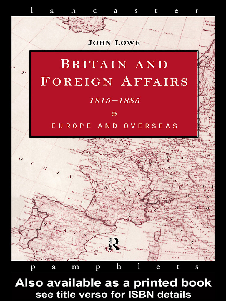 Britain’s Foreign Policy 1815-1885 | PDF | William Ewart Gladstone ...