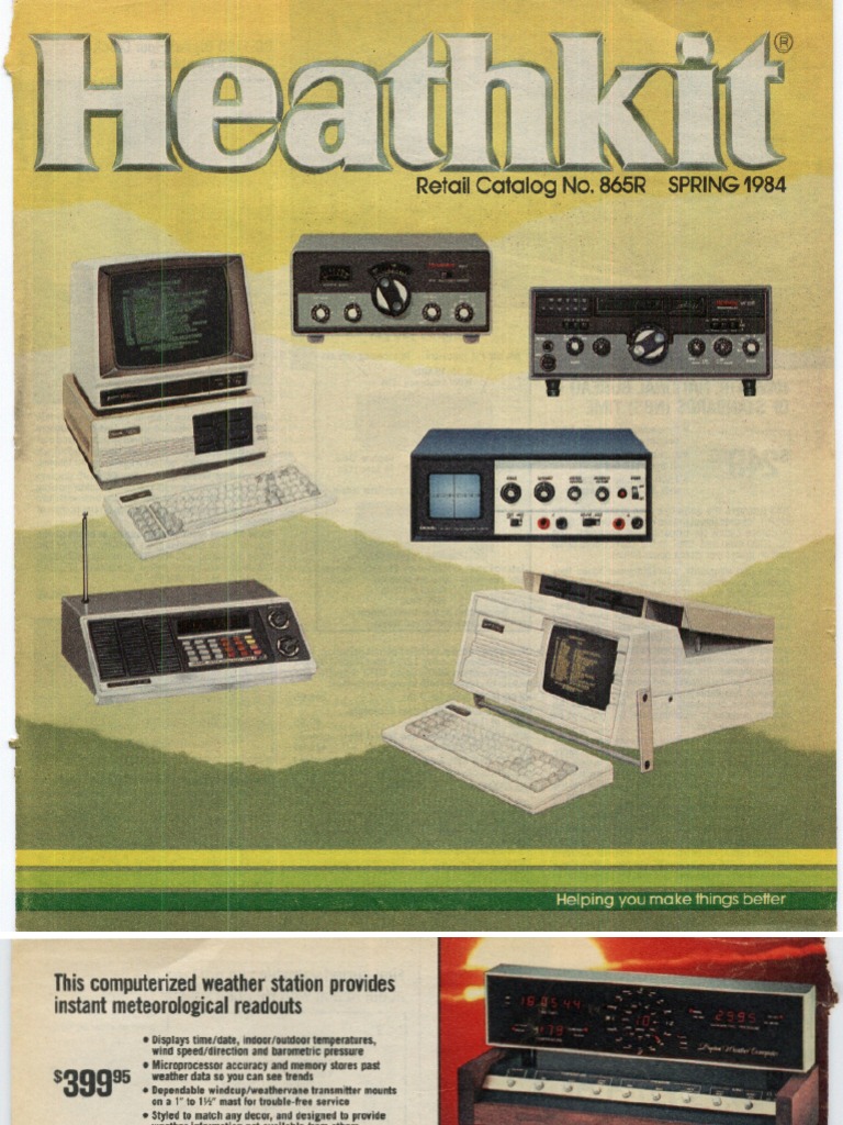 Catalog Y1984 Heathkit No865 Spring Archive Computer DCH h89 Kit | PDF ...