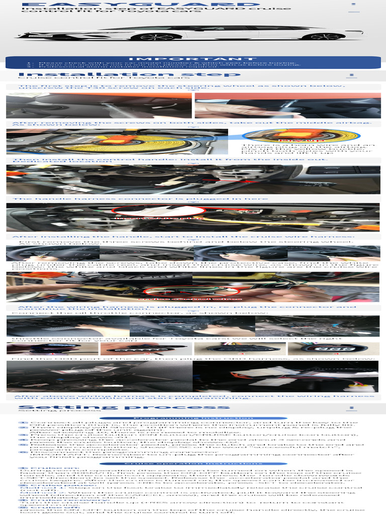 Easyguard Dc Version Wiring Method for Toyota Cars(1) | PDF