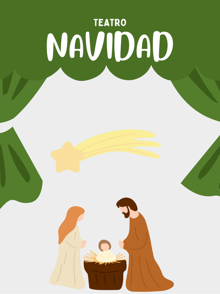 Póster de Niños Cantando en Festival de Navidad Teatro Navideño ...