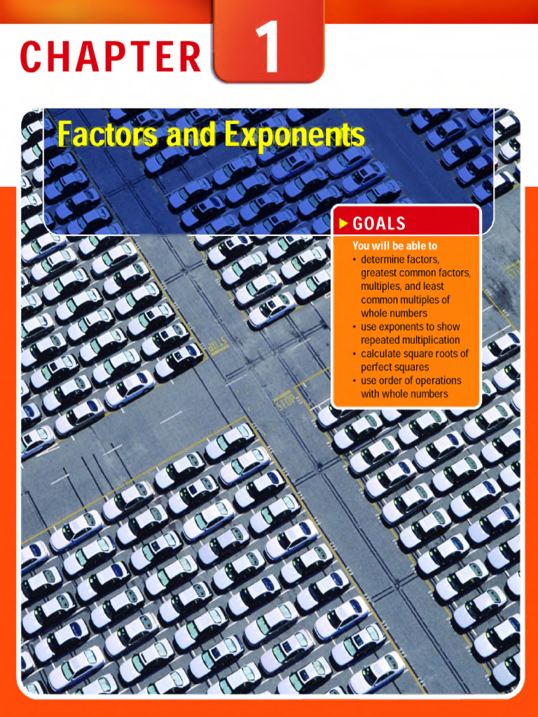 Factors, Exponents, and LCM Explained | PDF | Discrete Mathematics ...