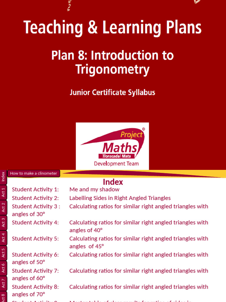 Introduction to Trigonometry | PDF | Triangle | Triangle Geometry