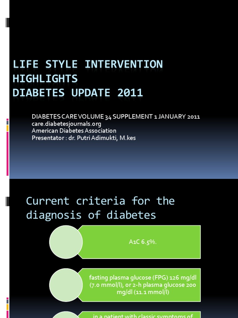 Diabetes Diagnosis and Prevention Strategies | PDF | Diabetes Mellitus ...