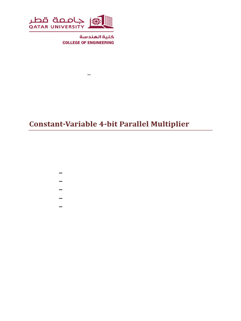 Project Report Digital, Project Report Digital | PDF | Vhdl | Logic Gate