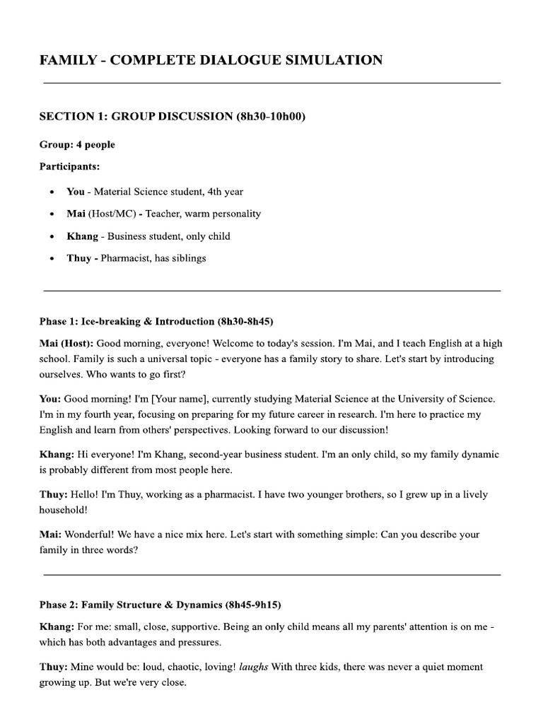 Topic 2 Family | PDF