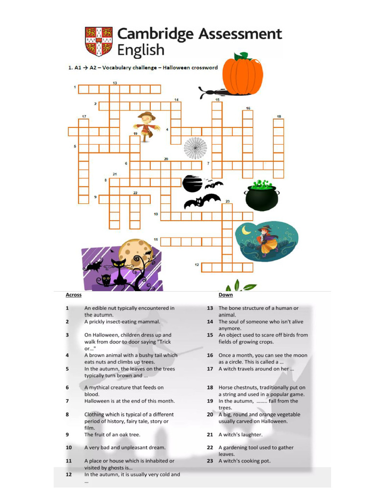 Sopa de Letras Halloween | PDF