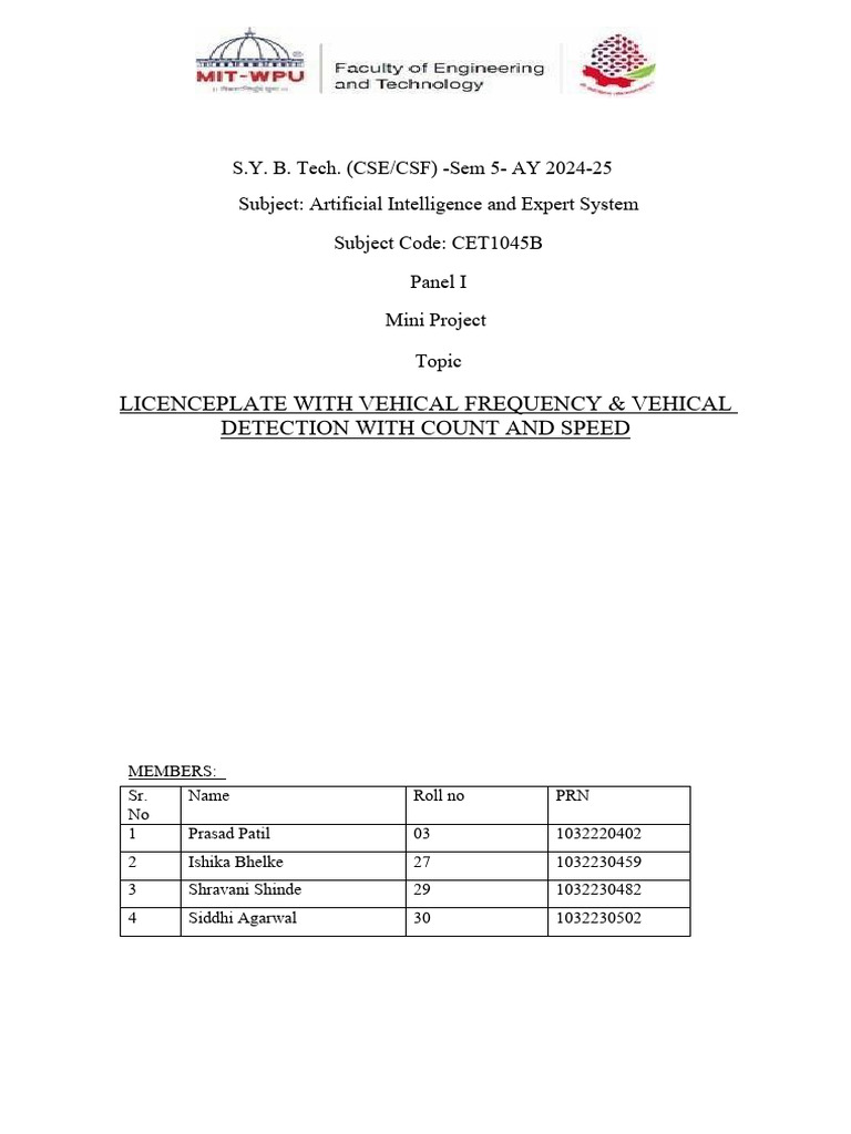 Mini Project Report(03, 27, 29, 30) | PDF | Optical Character ...