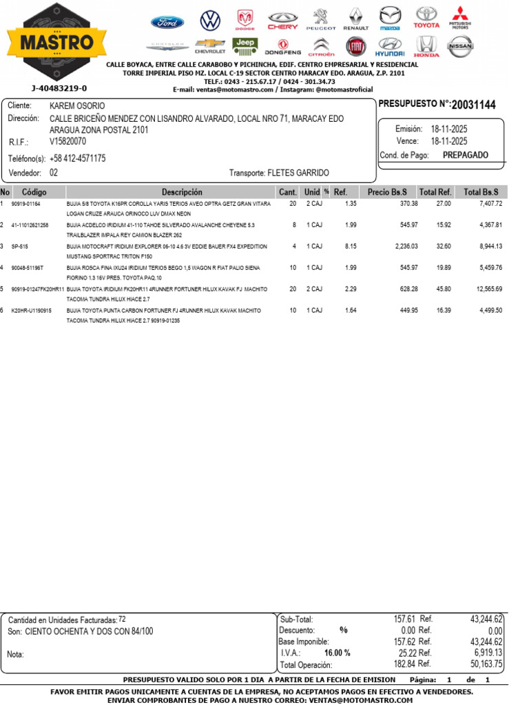 20031144 Karem Osorio Prepagado 19-11-2025 | PDF