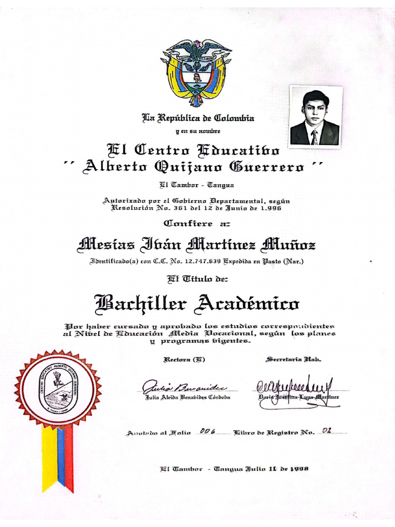 Información Académica Ivan (1) | PDF