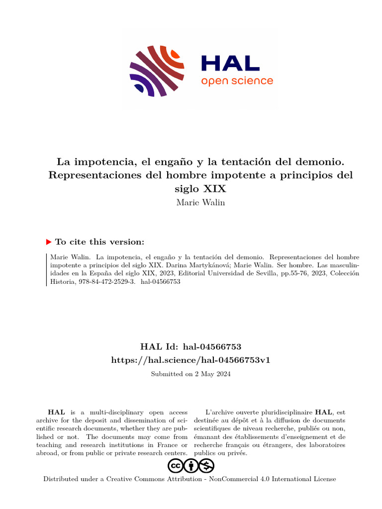 Ser hombre_cap Marie WALIN_pre print | PDF | Masculinidad | Masturbación